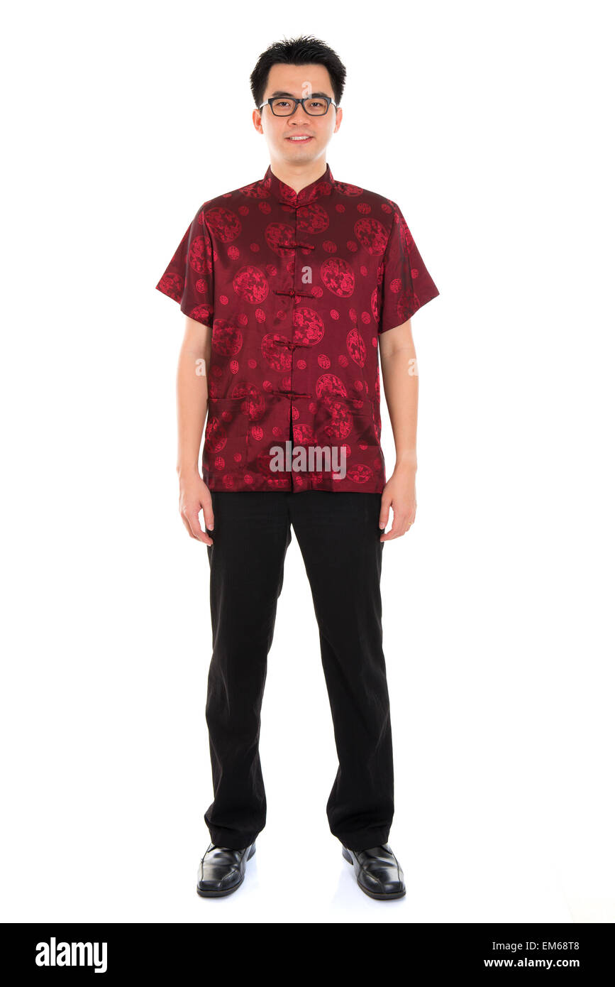 Chinese cheongsam male Stock Photo - Alamy