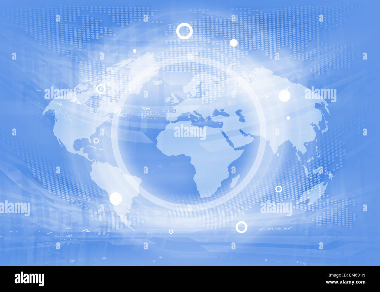 Digital globe image Stock Photo - Alamy