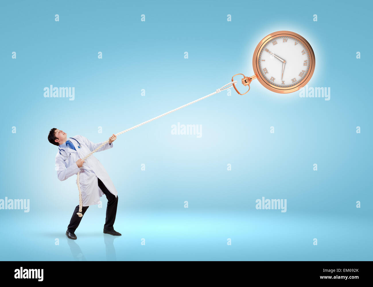Doctor clock time watch hi-res stock photography and images - Alamy