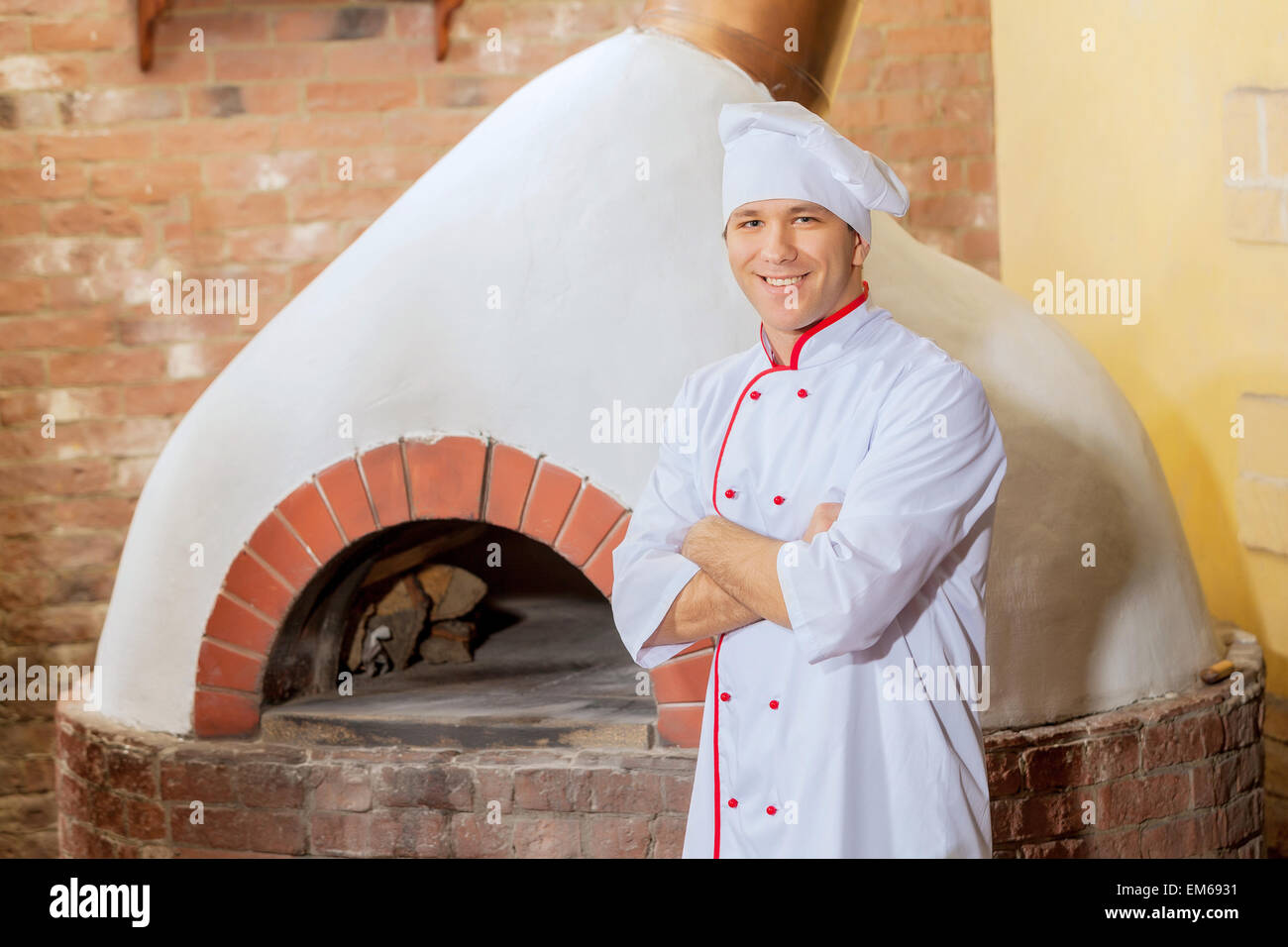 Young male cook Stock Photo - Alamy