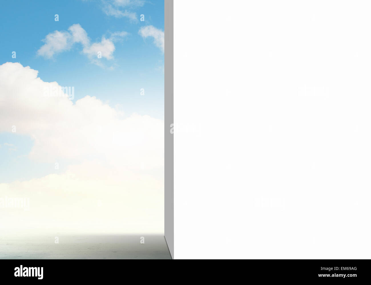 White blank wall Stock Photo - Alamy