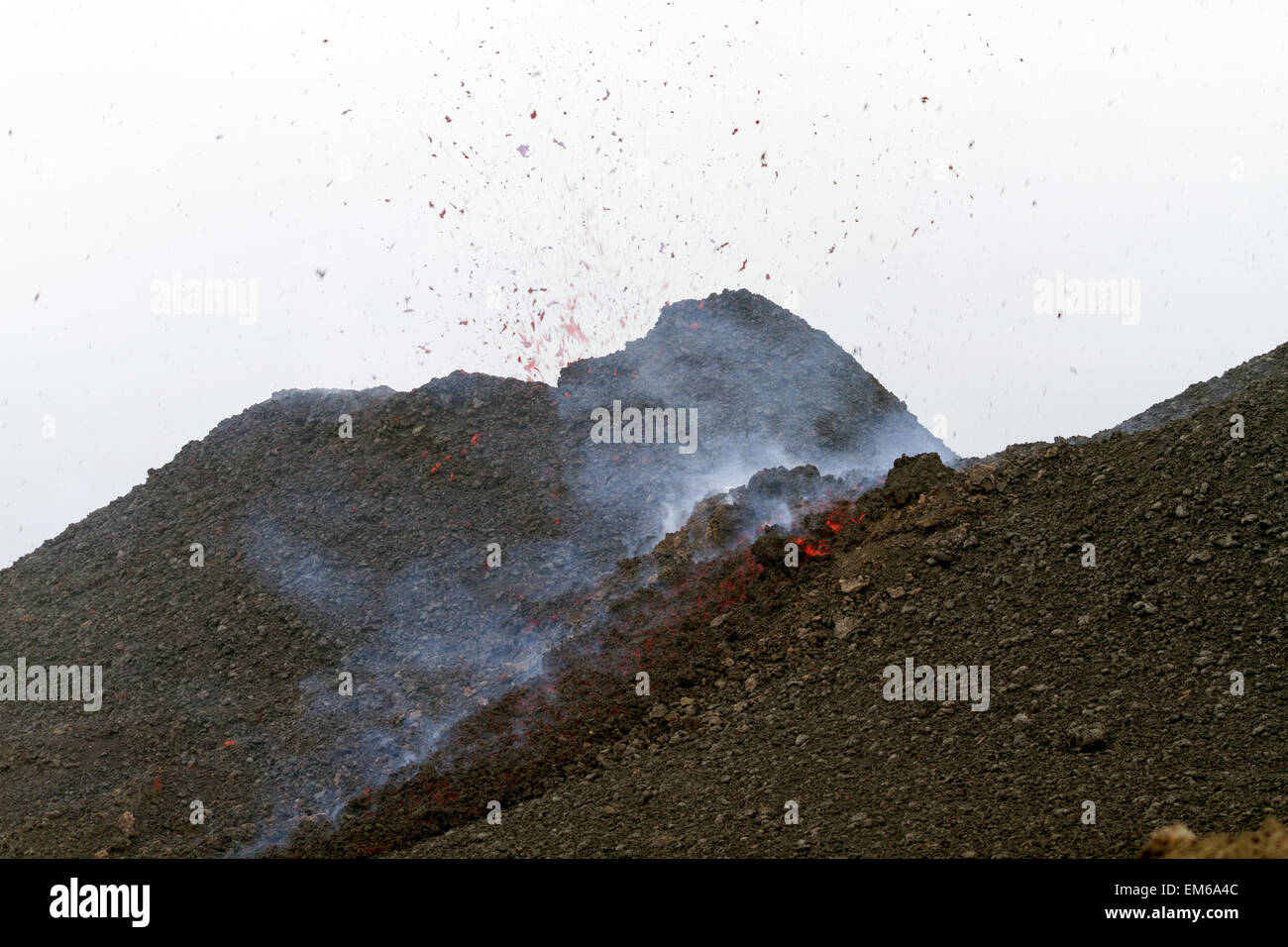 Mount Etna lava flow Stock Photo - Alamy