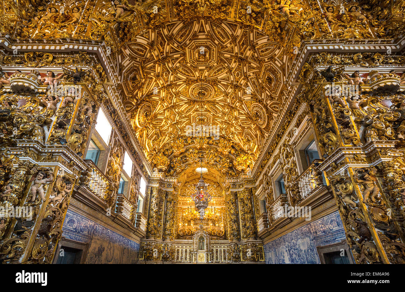 Brazil salvador statues saints gold hi-res stock photography and images ...