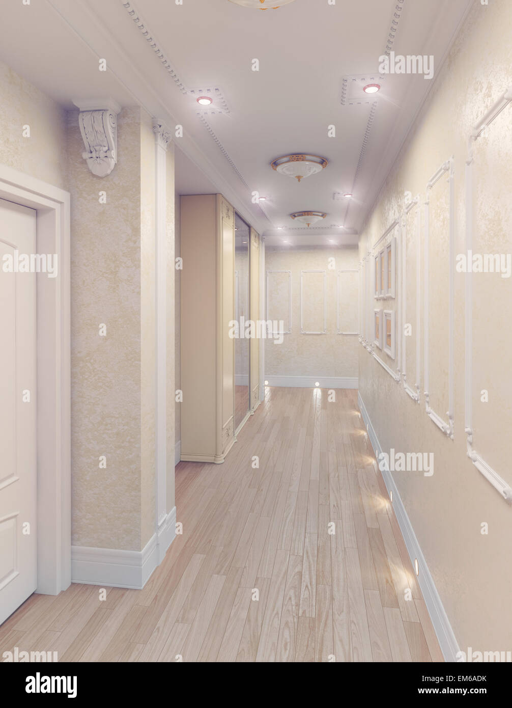 Corridor landing hi-res stock photography and images - Alamy