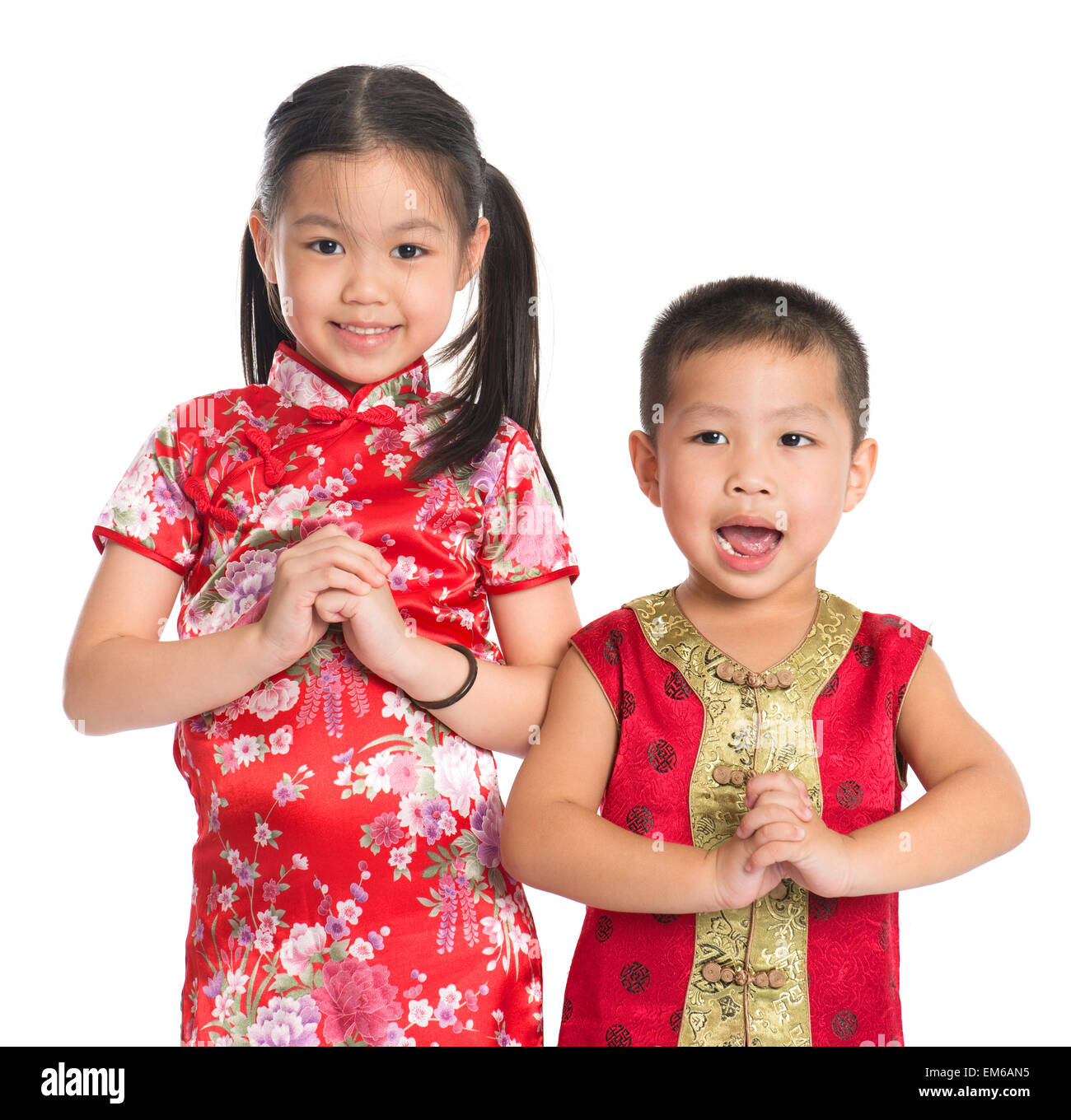 Chinese cheongsam children hi-res stock photography and images - Alamy