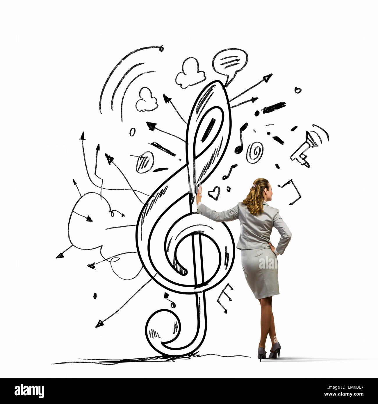 Door lock woman Cut Out Stock Images & Pictures - Alamy