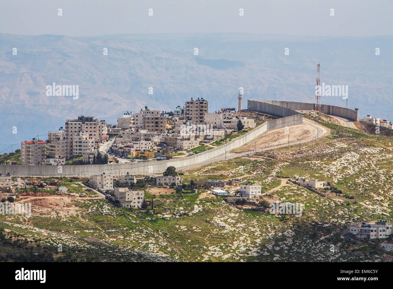 Elevated view of West Bank; Israel Stock Photo - Alamy