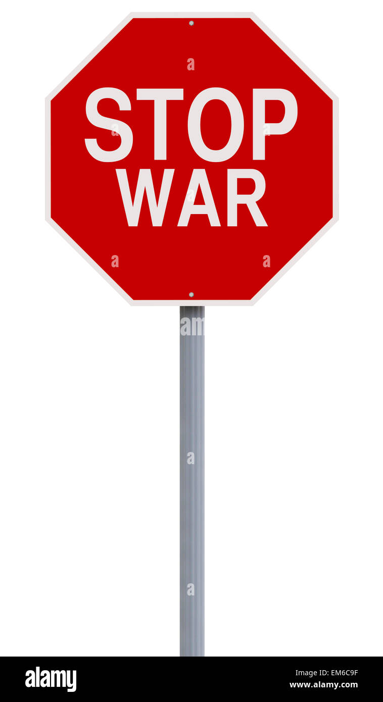 Stop the war sign hi-res stock photography and images - Alamy