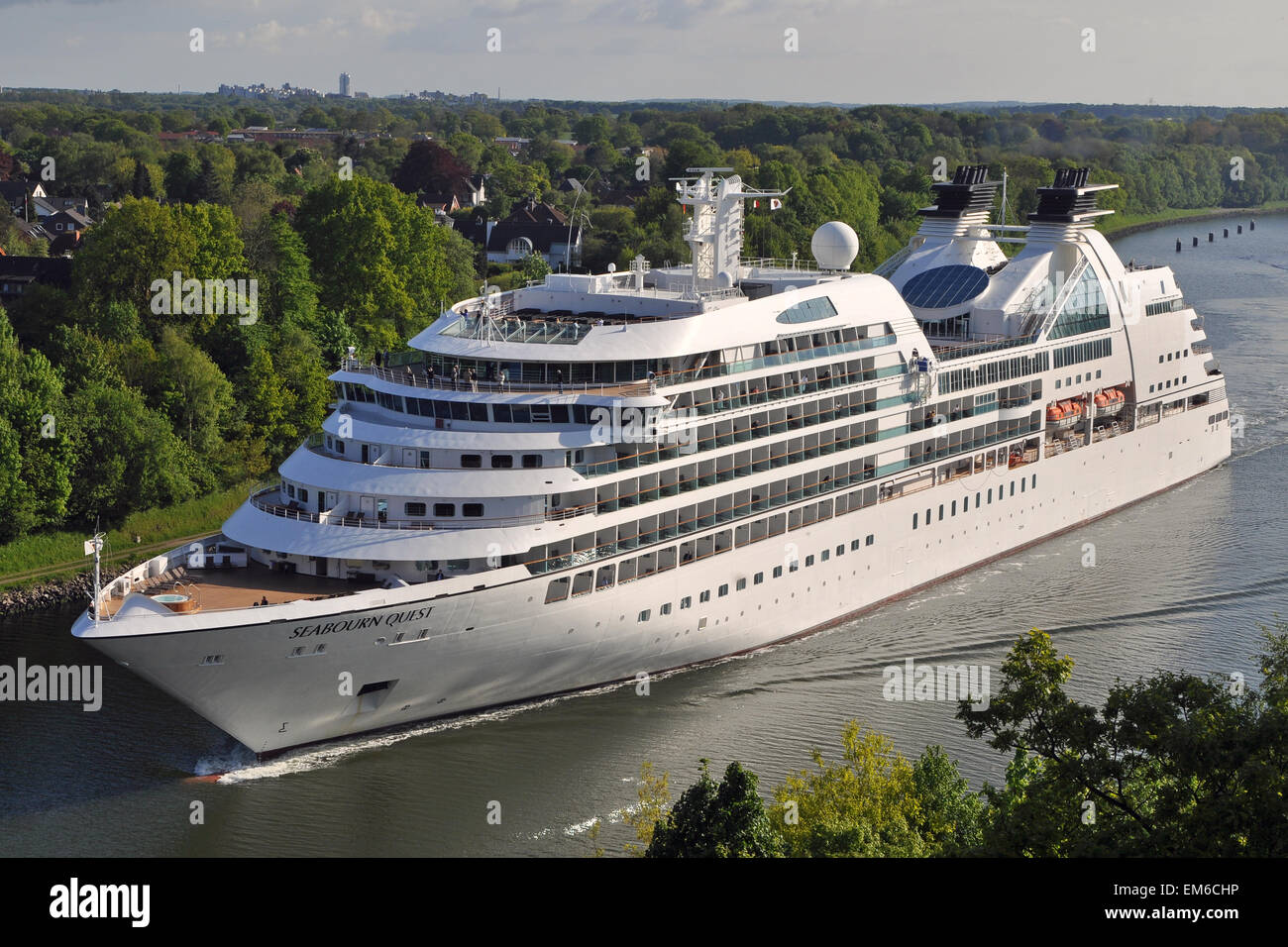 Cruiseship Seabourn Quest Stock Photo - Alamy