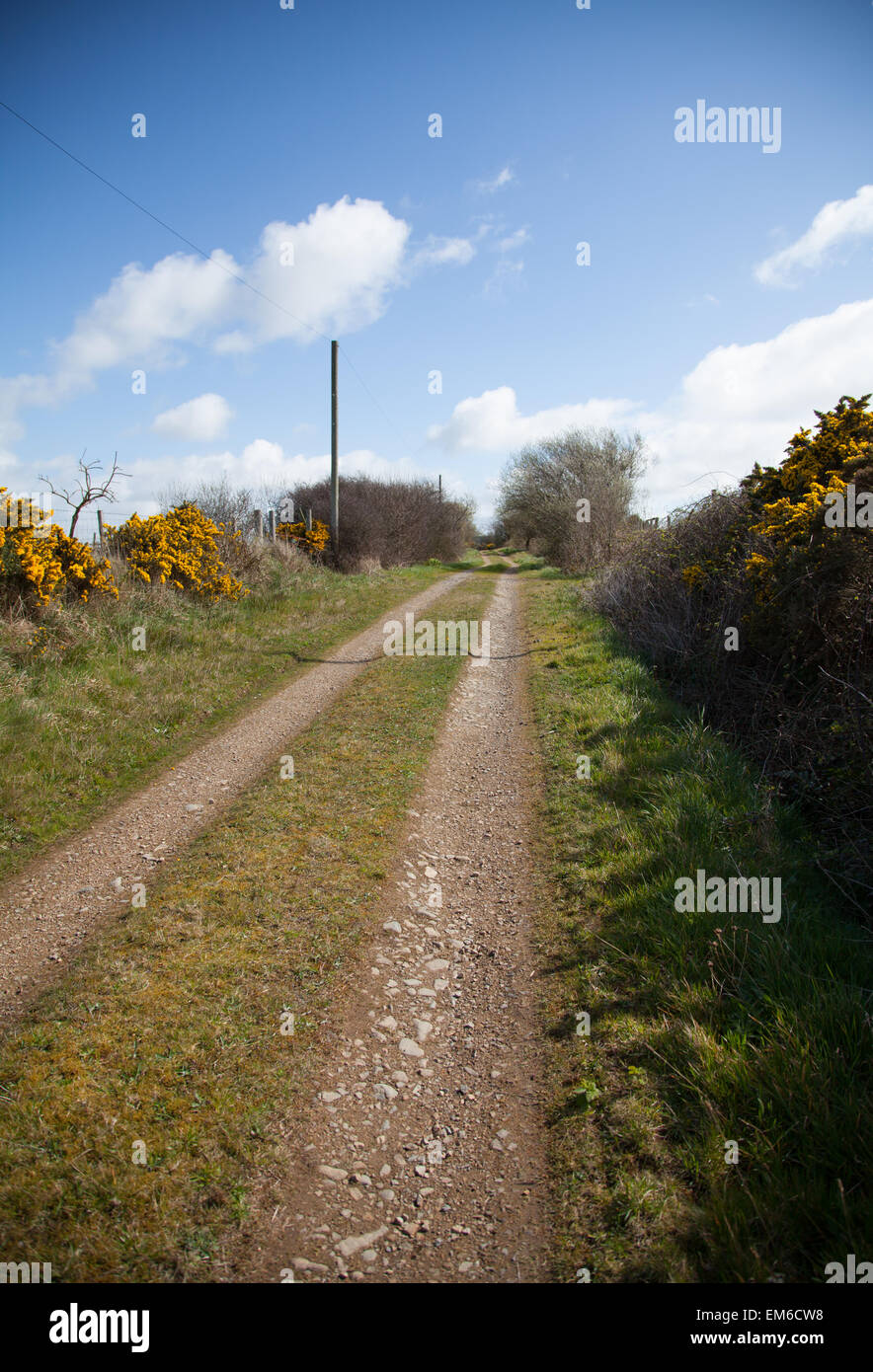 A farm track / green lane leading to a remote property on the Llyn ...