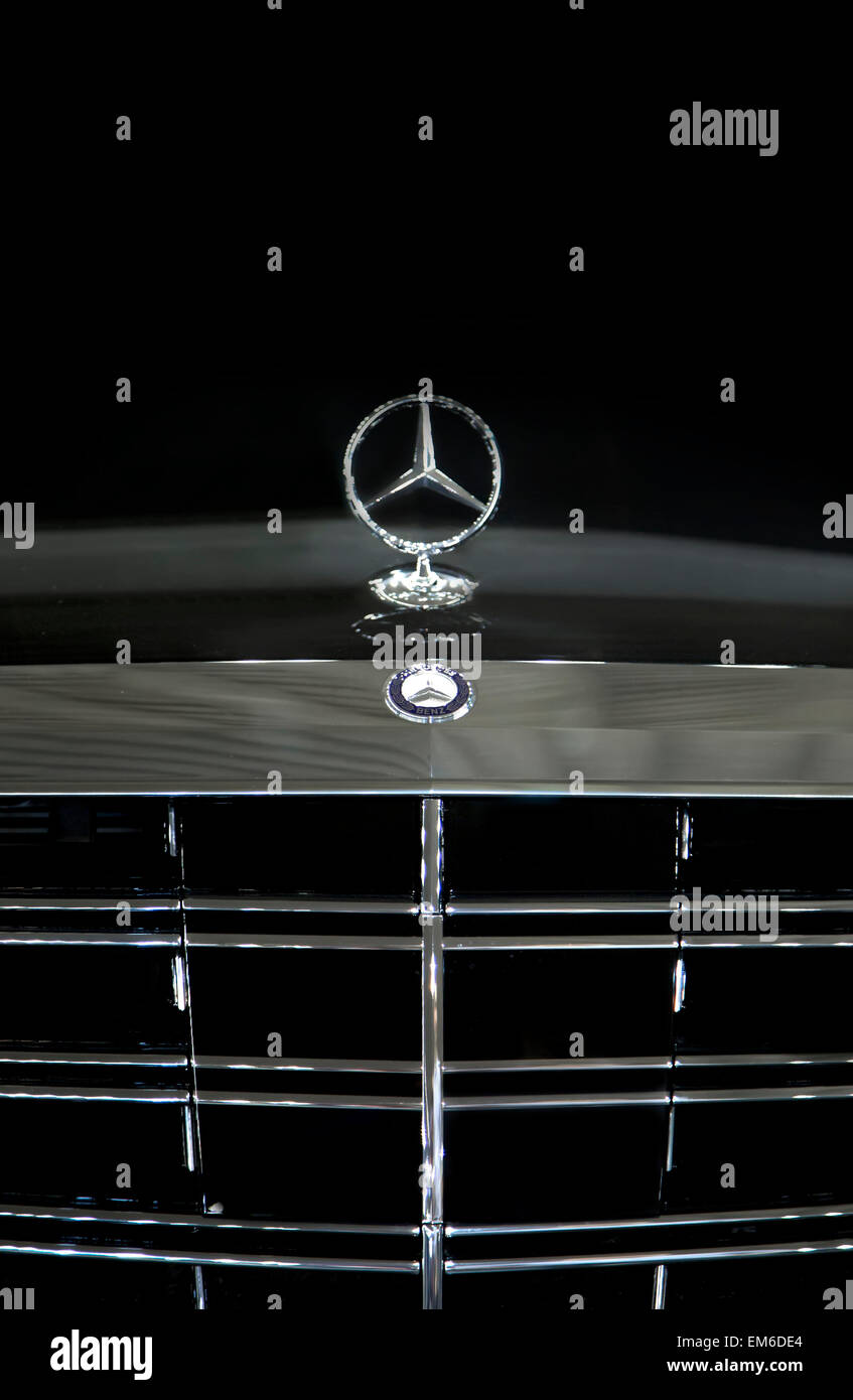 Detail of Mercedes car Stock Photo - Alamy