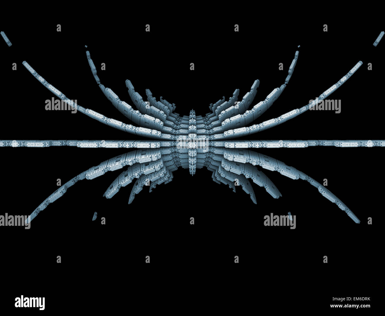 Fractal Spider Element Stock Photo - Alamy