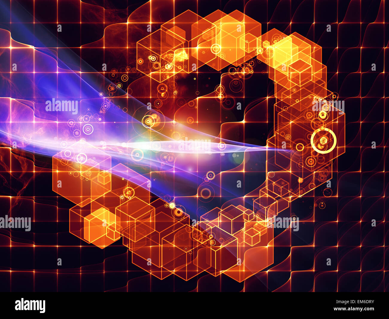 Lights of Technology Stock Photo - Alamy