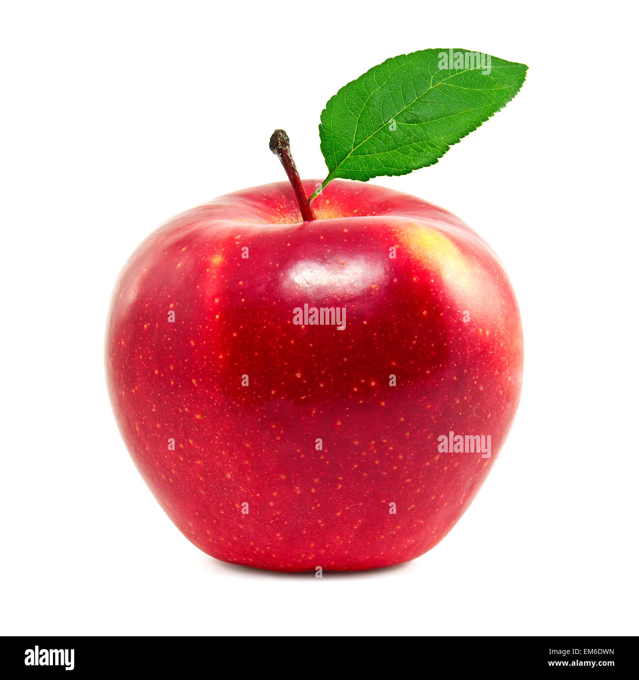 Perfect single red apple hi-res stock photography and images - Alamy