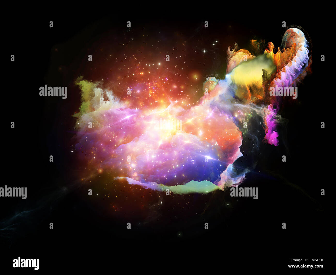 Unfolding of Design Nebulae Stock Photo - Alamy