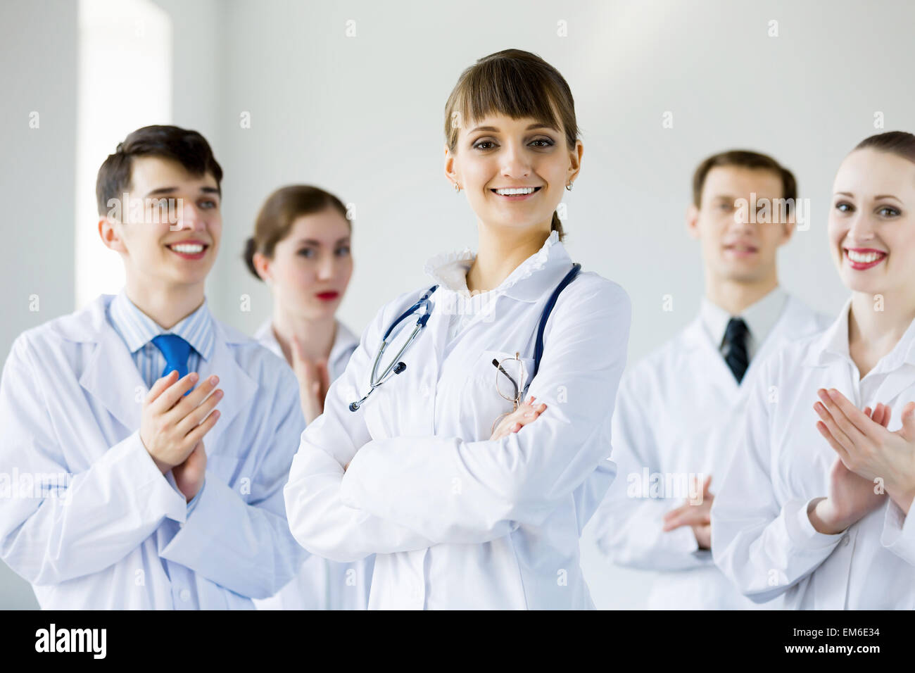 Successful female doctor Stock Photo - Alamy