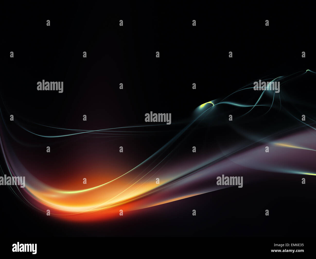 Realms of Fractal Waves Stock Photo - Alamy