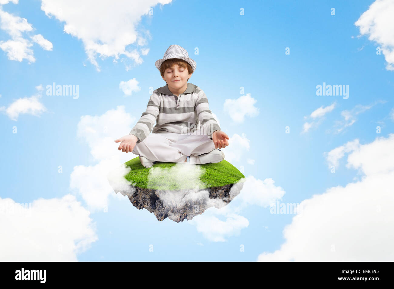 Little cute boy relaxing Stock Photo - Alamy