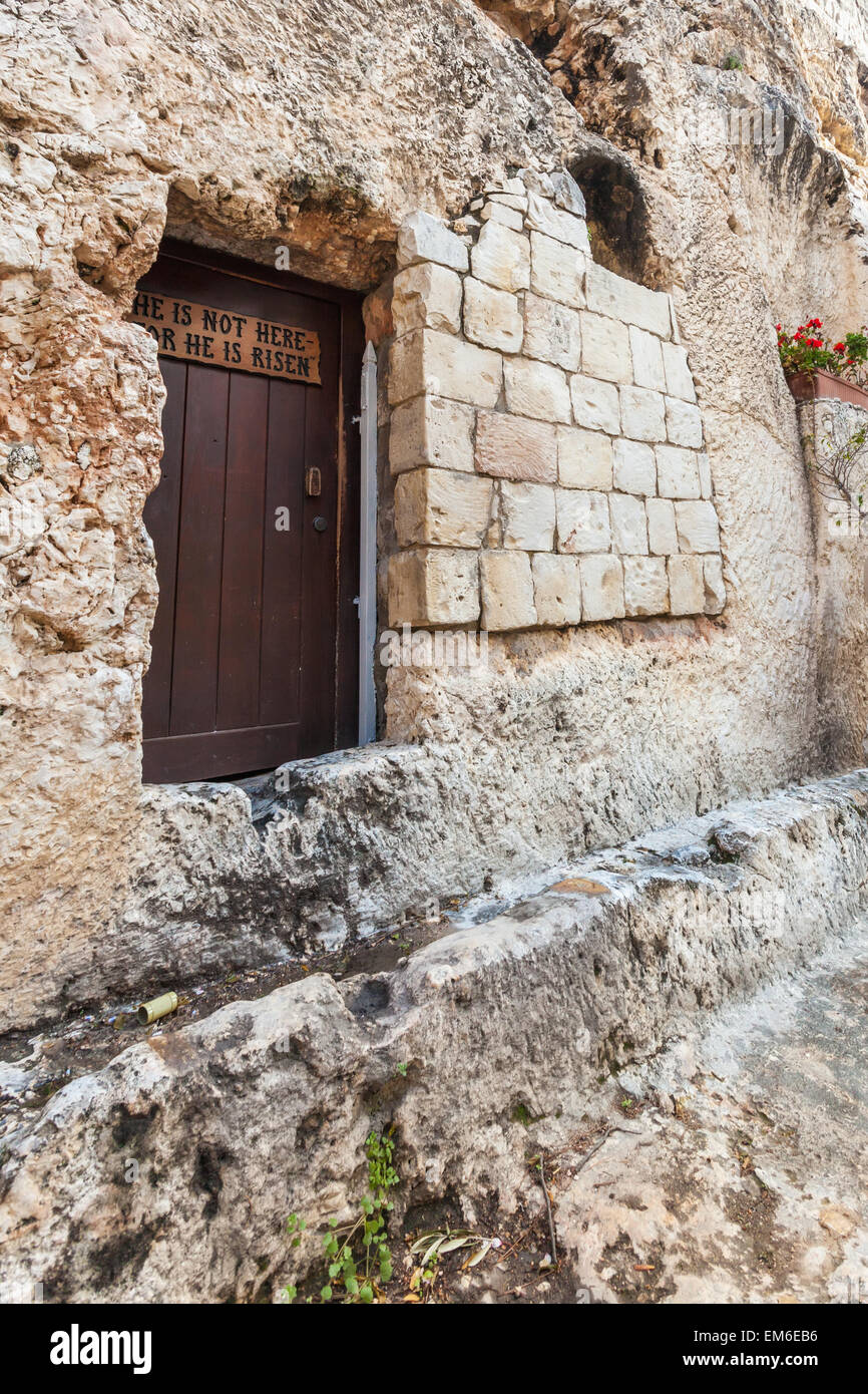 Jerusalem, Outside of Garden Tomb; Israel Stock Photo - Alamy