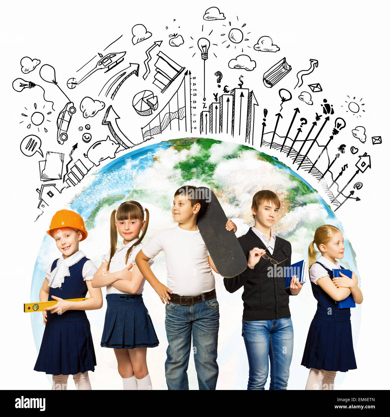 Choosing future profession Stock Photo - Alamy