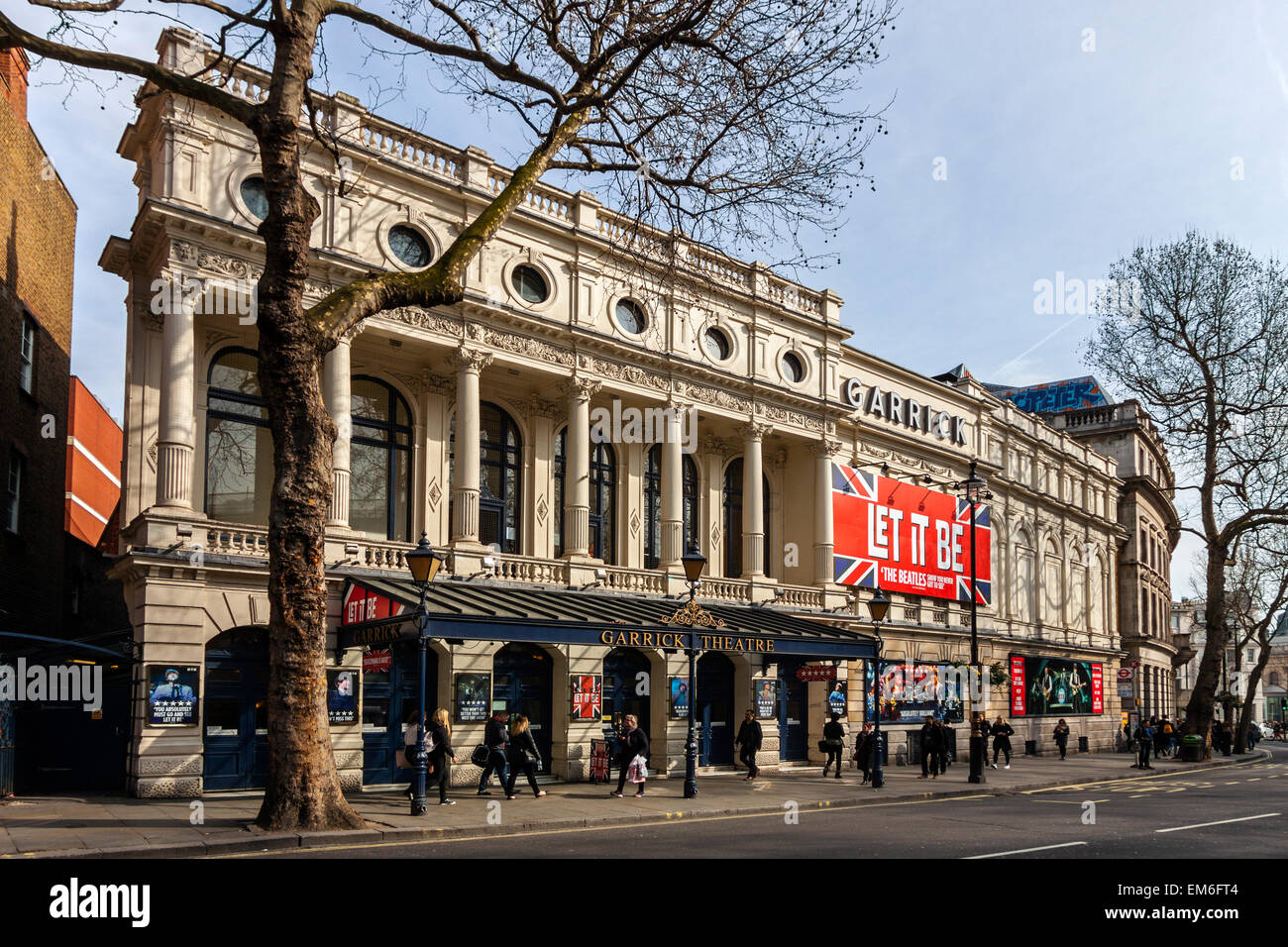 The Garrick Theatre, London Stock Photo - Alamy