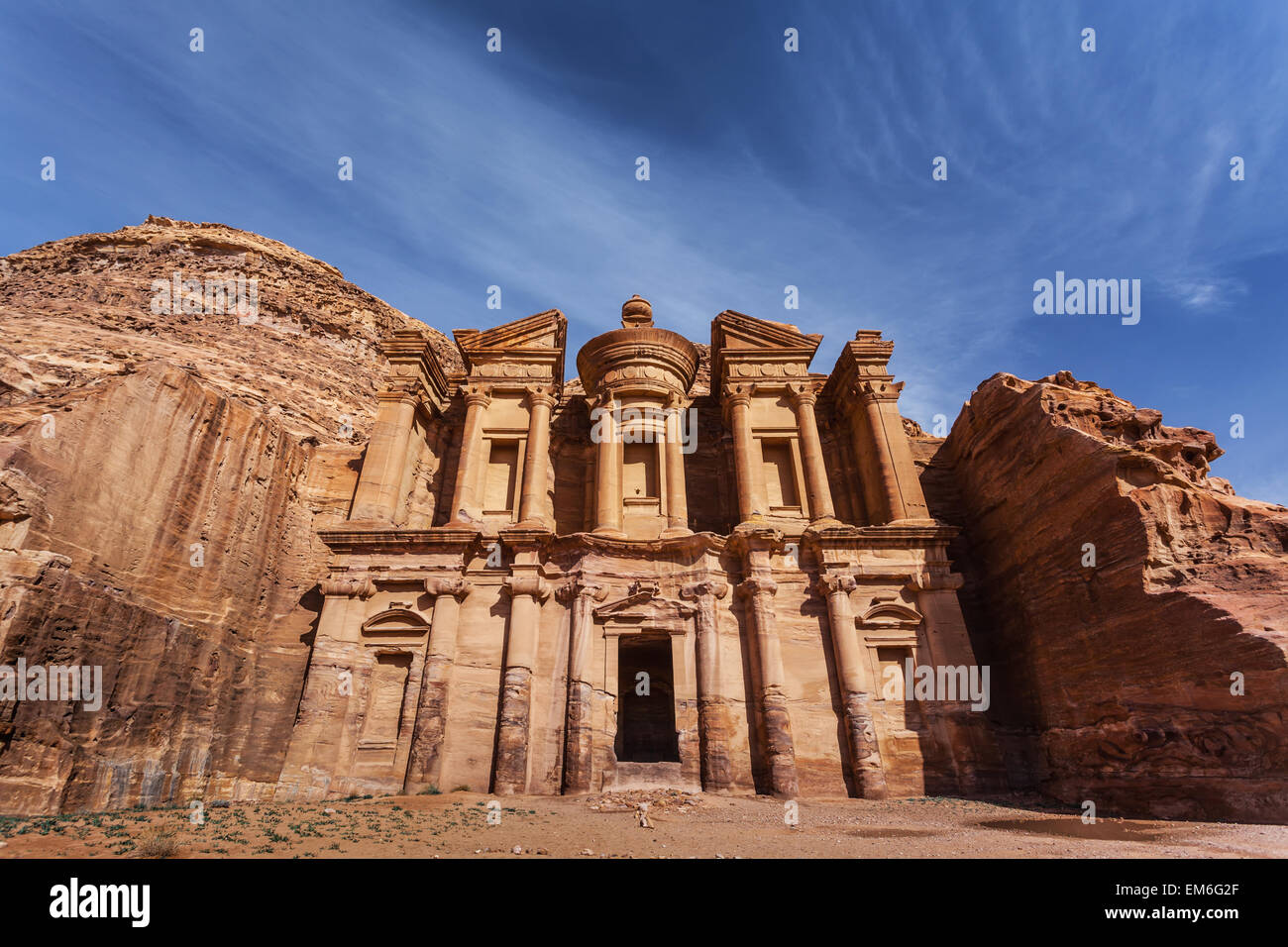 Jordan, Al Deir monastery; Petra Stock Photo - Alamy