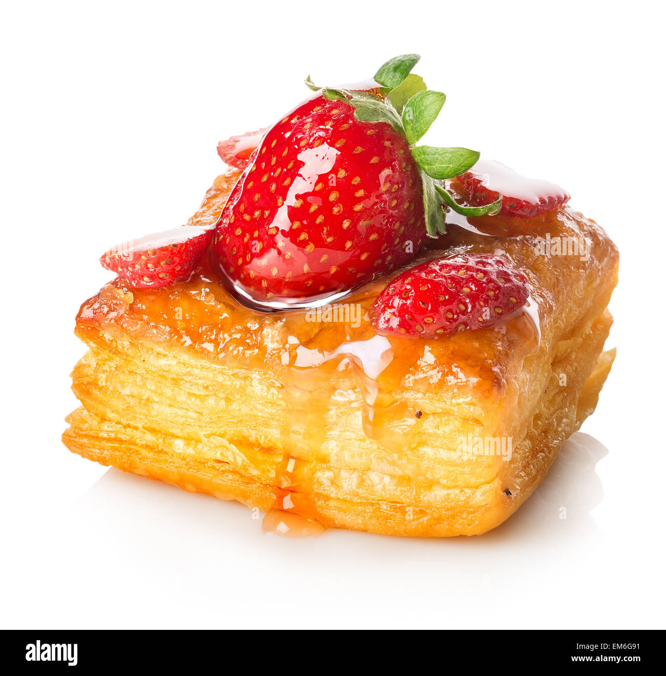Puff delicious cake Cut Out Stock Images & Pictures - Alamy