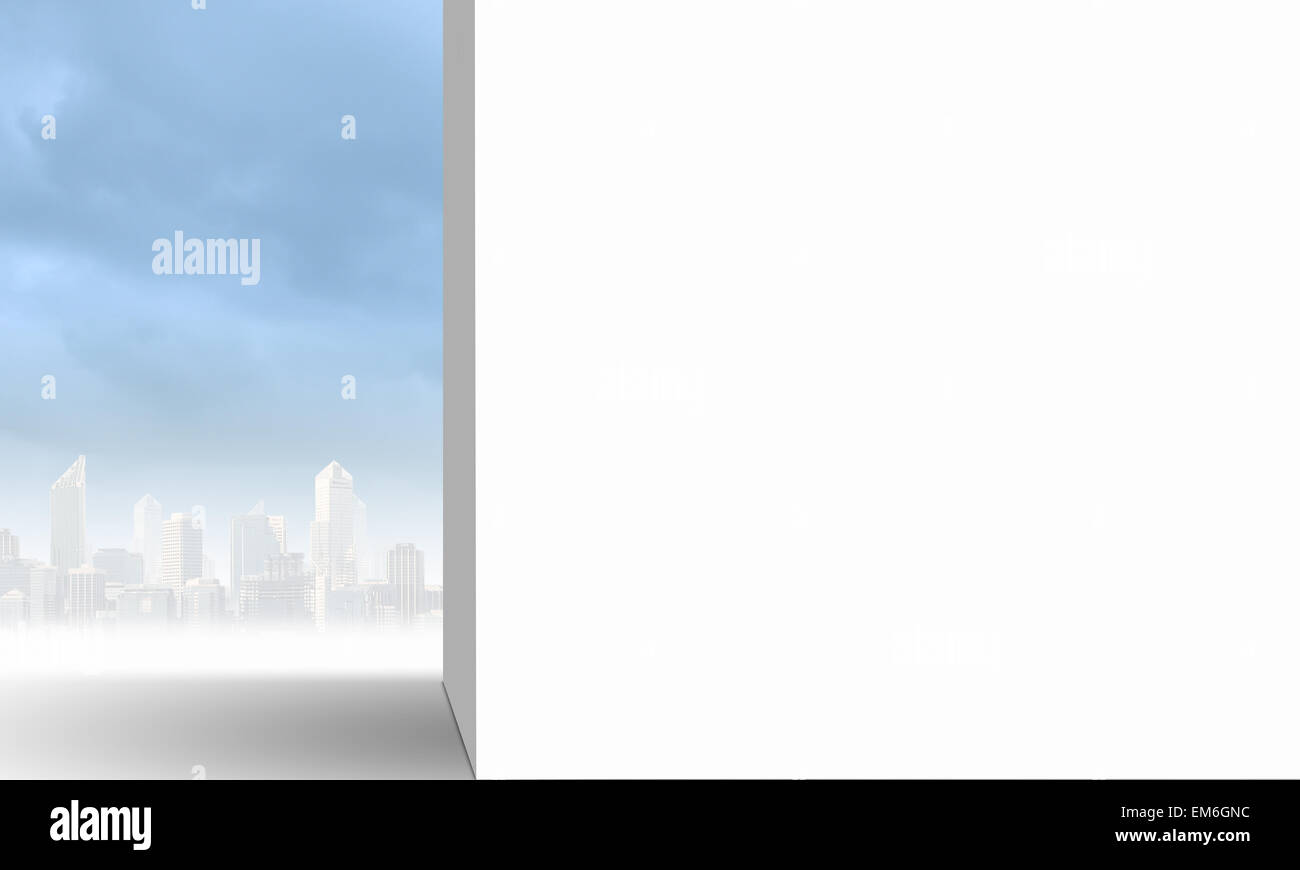 White blank wall Stock Photo - Alamy