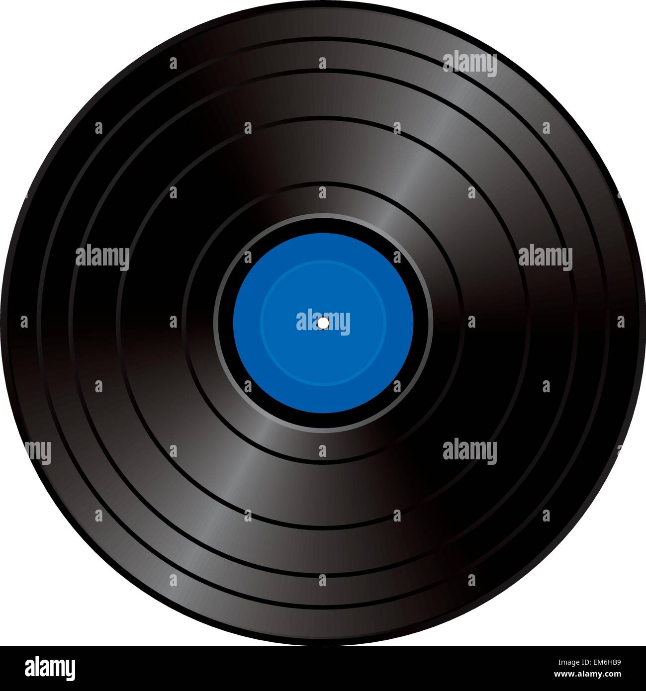 Vector illustration of old vinyl record Stock Vector Image & Art - Alamy