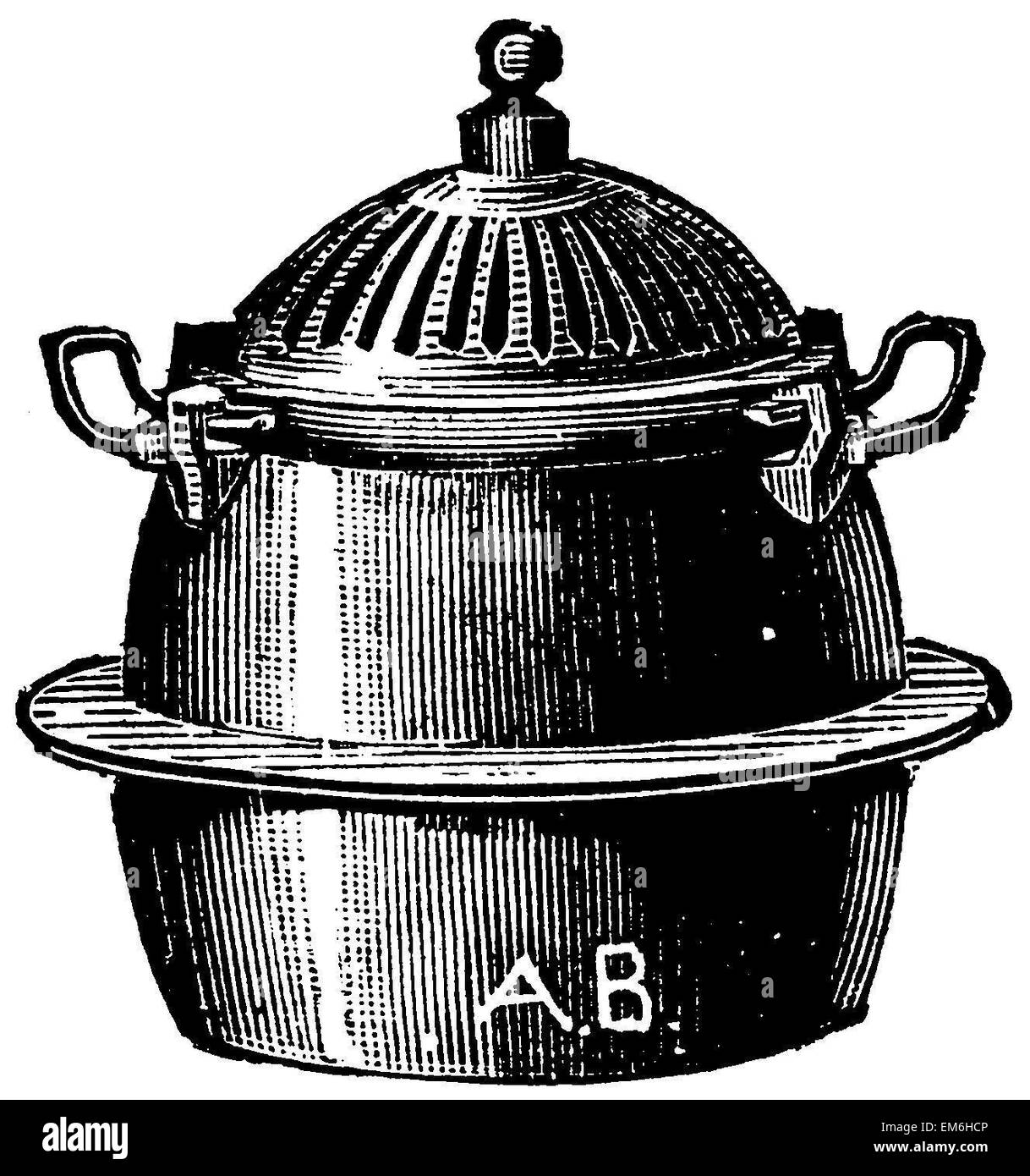 Saucepan old Black and White Stock Photos & Images - Alamy