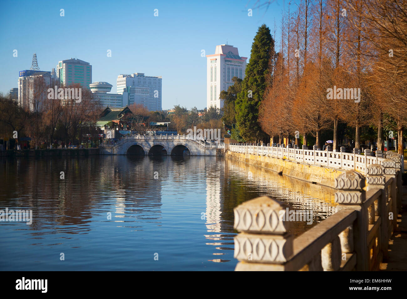 China, Yunnan, Green Lake Park; Kunming, Cuihu Park Stock Photo - Alamy
