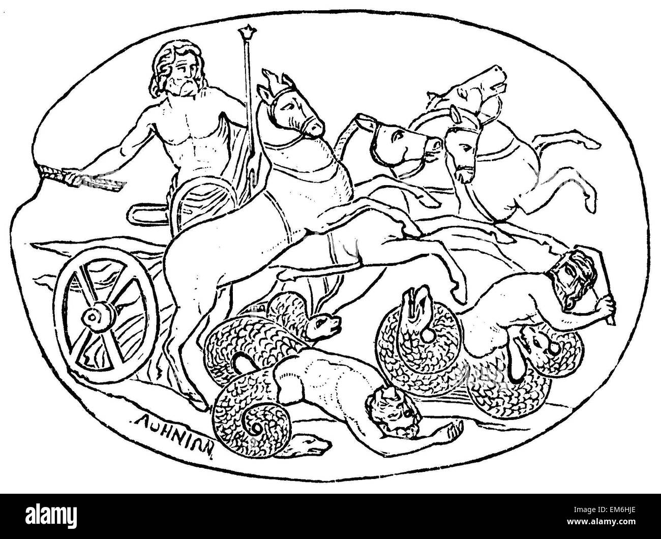 Zeus. (Cameo of Athenion Stock Photo - Alamy