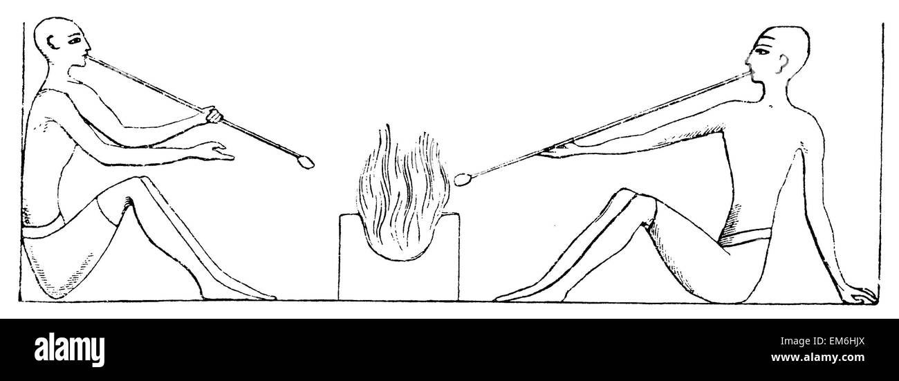 Glass blower drawing hi-res stock photography and images - Alamy