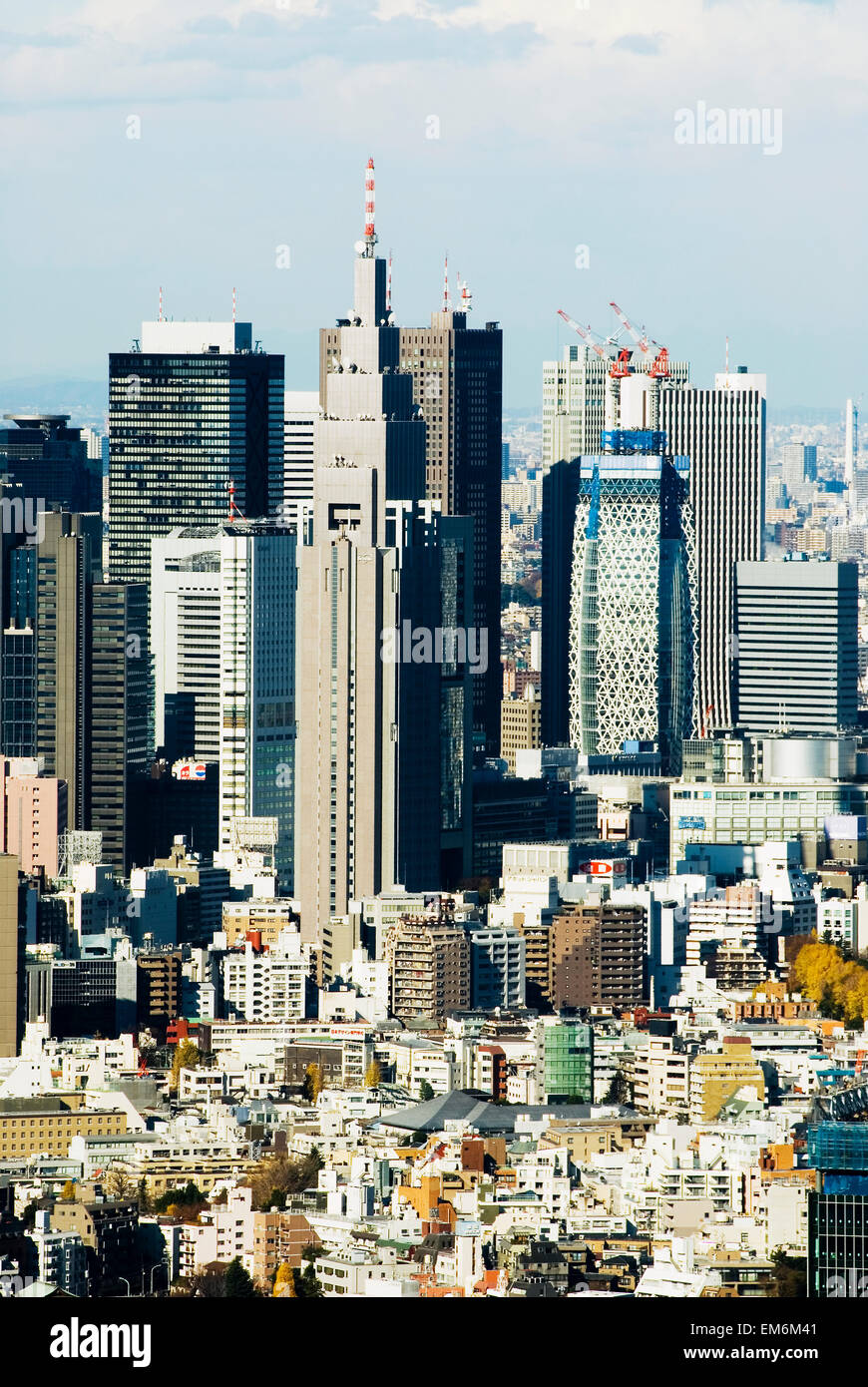 Japan, Roppongi; Tokyo, Shinjuku, High Rise Buildings Of Shinjuku ...