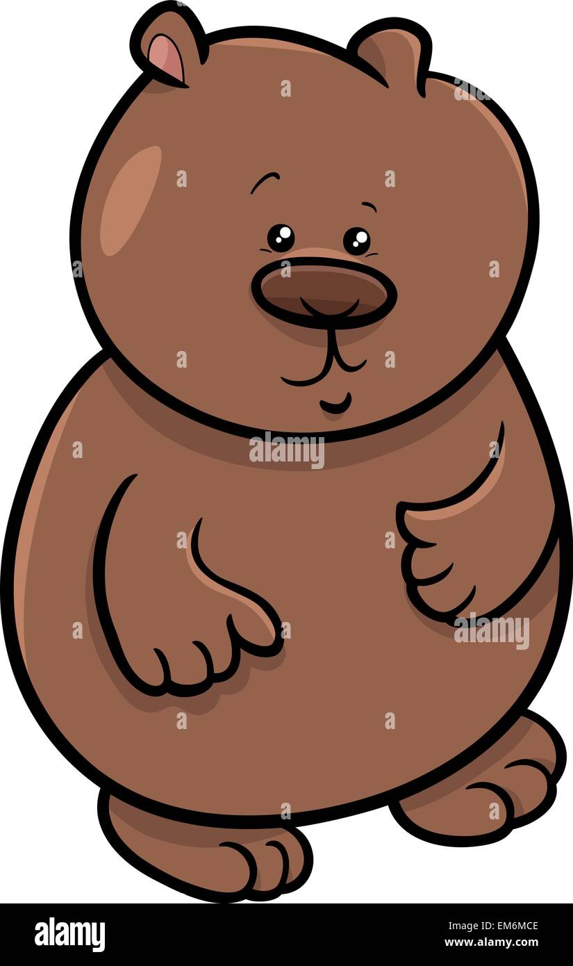 Cute baby brown bear cartoon Stock Vector Images - Alamy