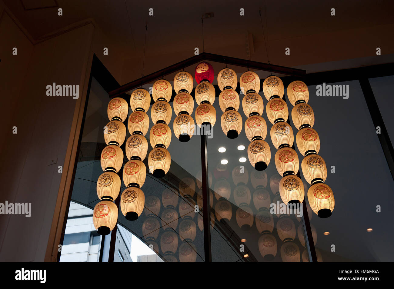Japan, Illuminated Light Decoration; Tokyo Stock Photo - Alamy