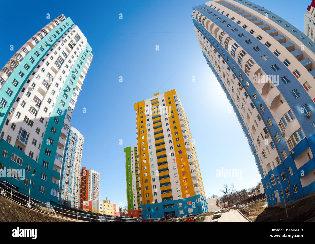 Tall apartment buildings hi-res stock photography and images - Alamy