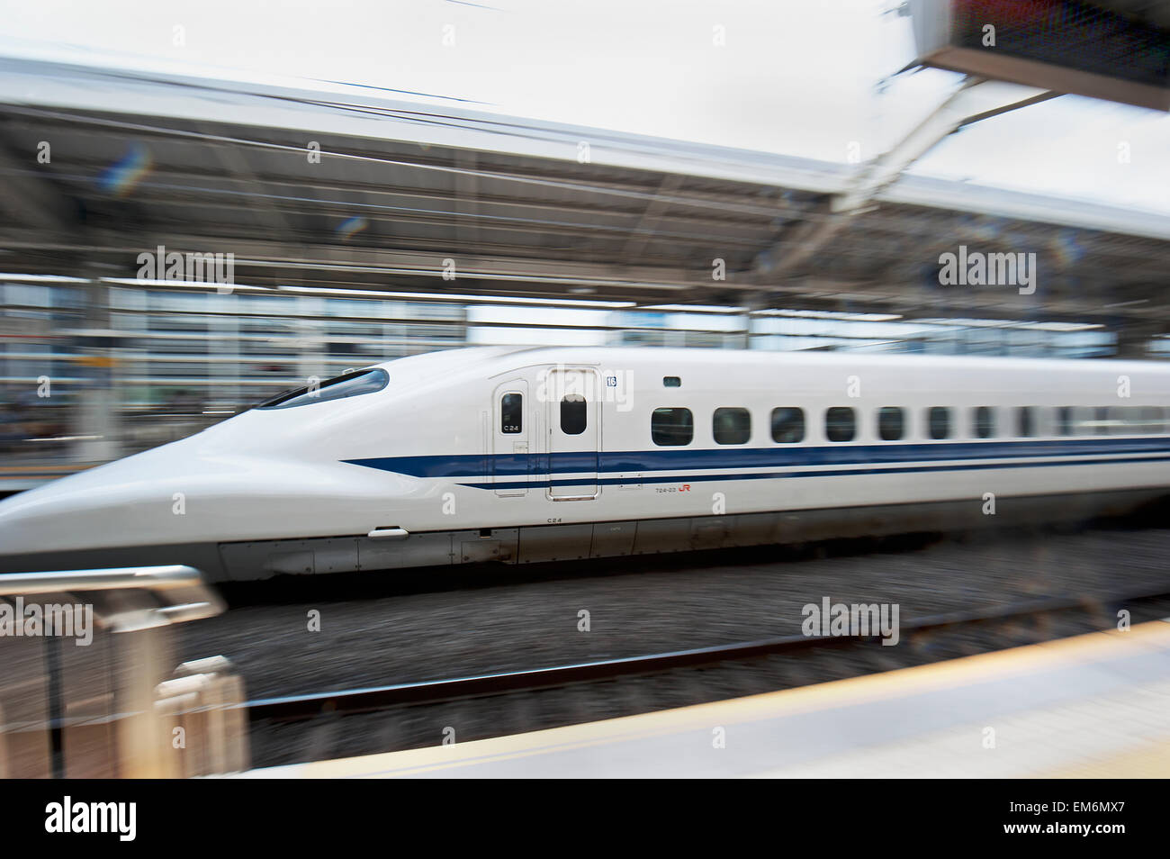 Japan, Shinkansen Bullet Train; Kyoto Stock Photo - Alamy