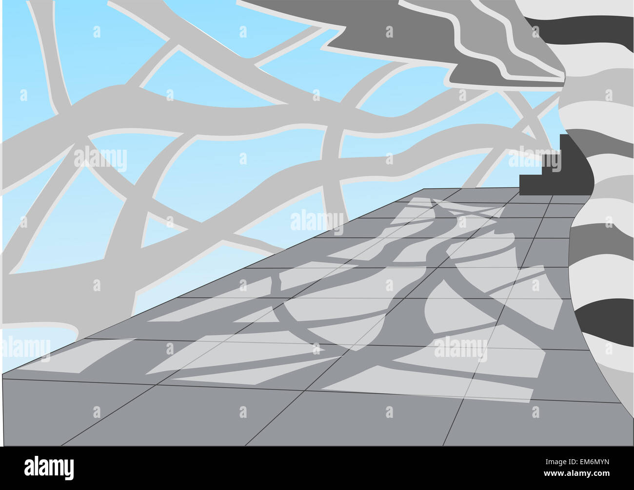 hall. light and shadow Stock Photo - Alamy