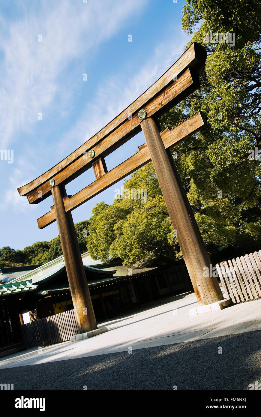 Detail of meiji jingu design hi-res stock photography and images - Alamy