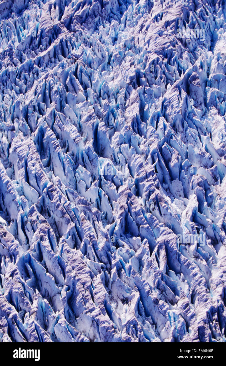 Alaska, Tracy Arm-Fords Terror Wilderness Area, Detail Of Glacier Stock ...