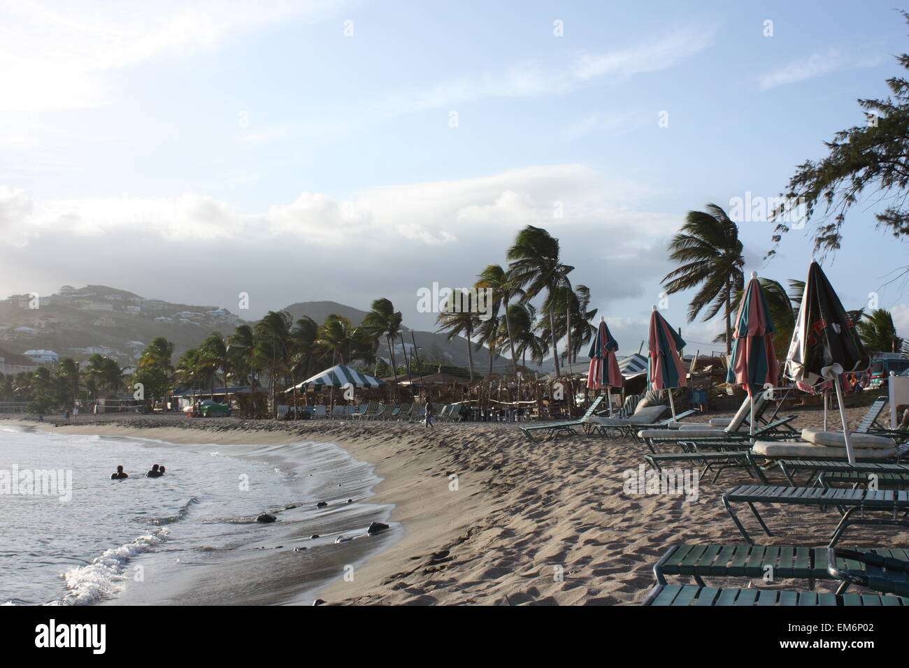 Timothy Beach on St Kitts and Nevis, West Indies Stock Photo - Alamy
