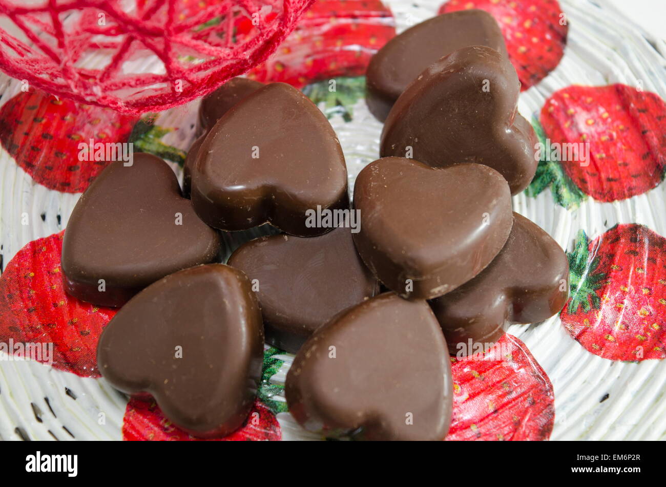 Heart shaped chocolate hi-res stock photography and images - Alamy