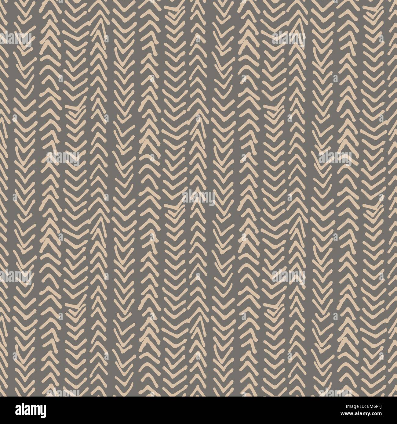 Simple hand drawn tribal inspired pattern Stock Vector Image & Art - Alamy