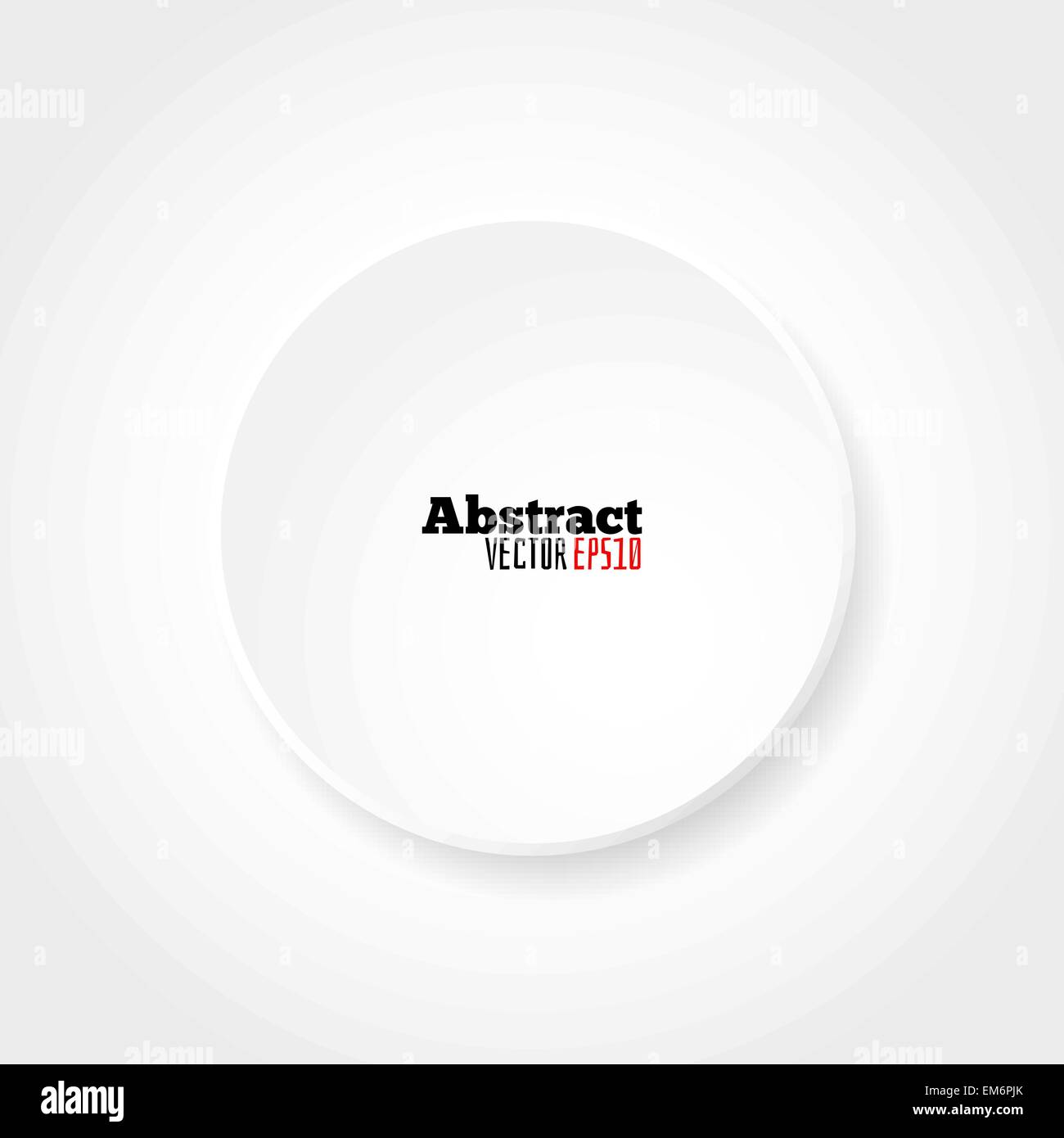 Blank white circle vector template for your designs Stock Vector Image ...