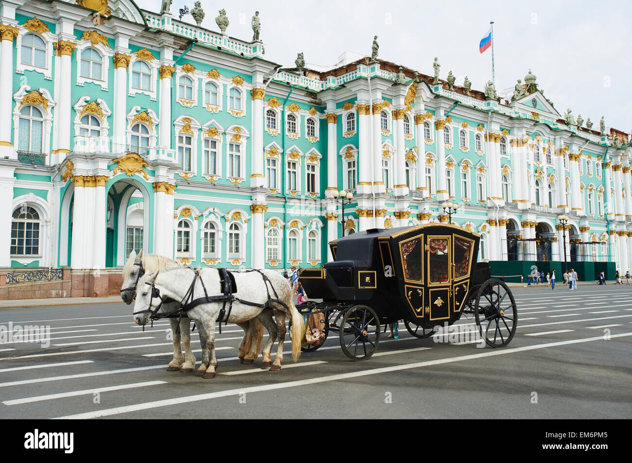 Russia russian horse carriage hi-res stock photography and images - Alamy