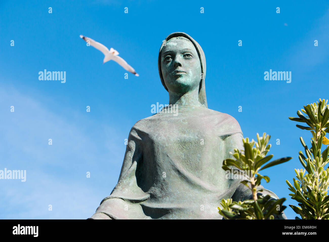 Nun and Seagull Stock Photo - Alamy