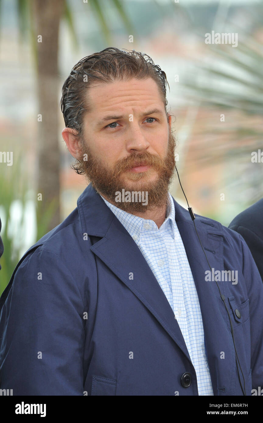 CANNES, FRANCE - MAY 19, 2012: Tom Hardy at the photocall for his new ...