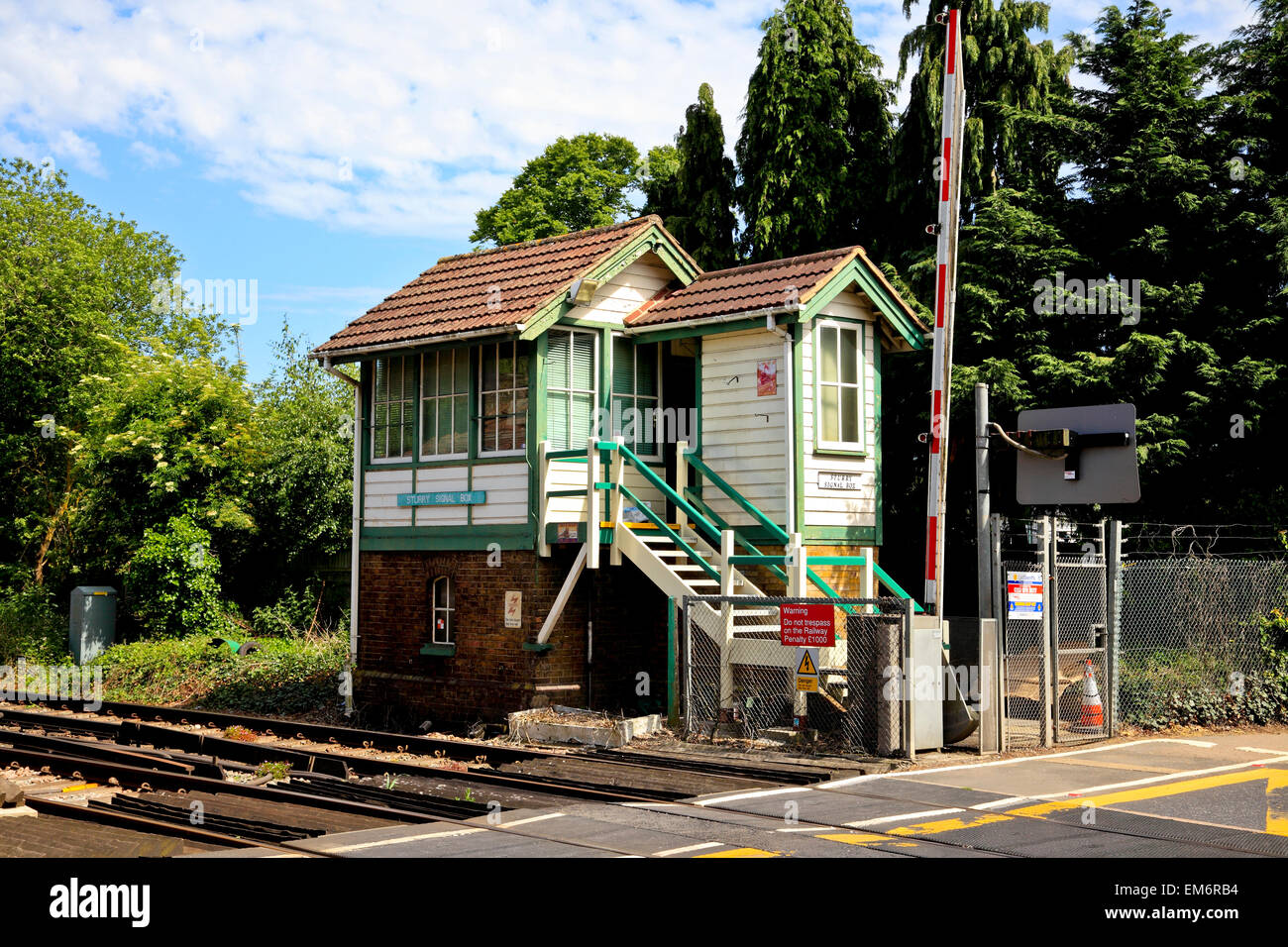 RS 4903. Signal Box, Sturry, Kent, England Stock Photo - Alamy