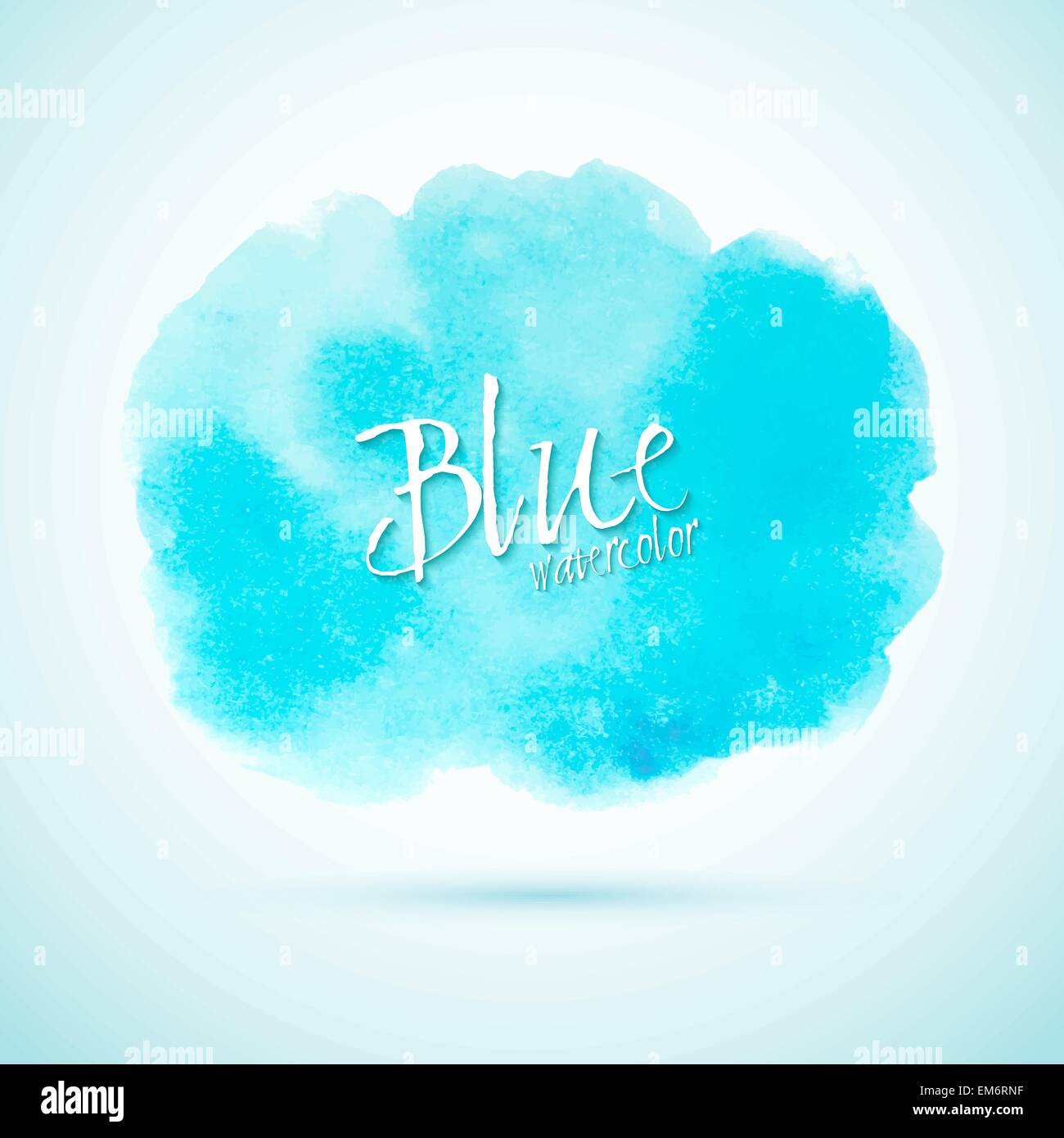 Blue watercolor splash design element Stock Vector Image & Art - Alamy